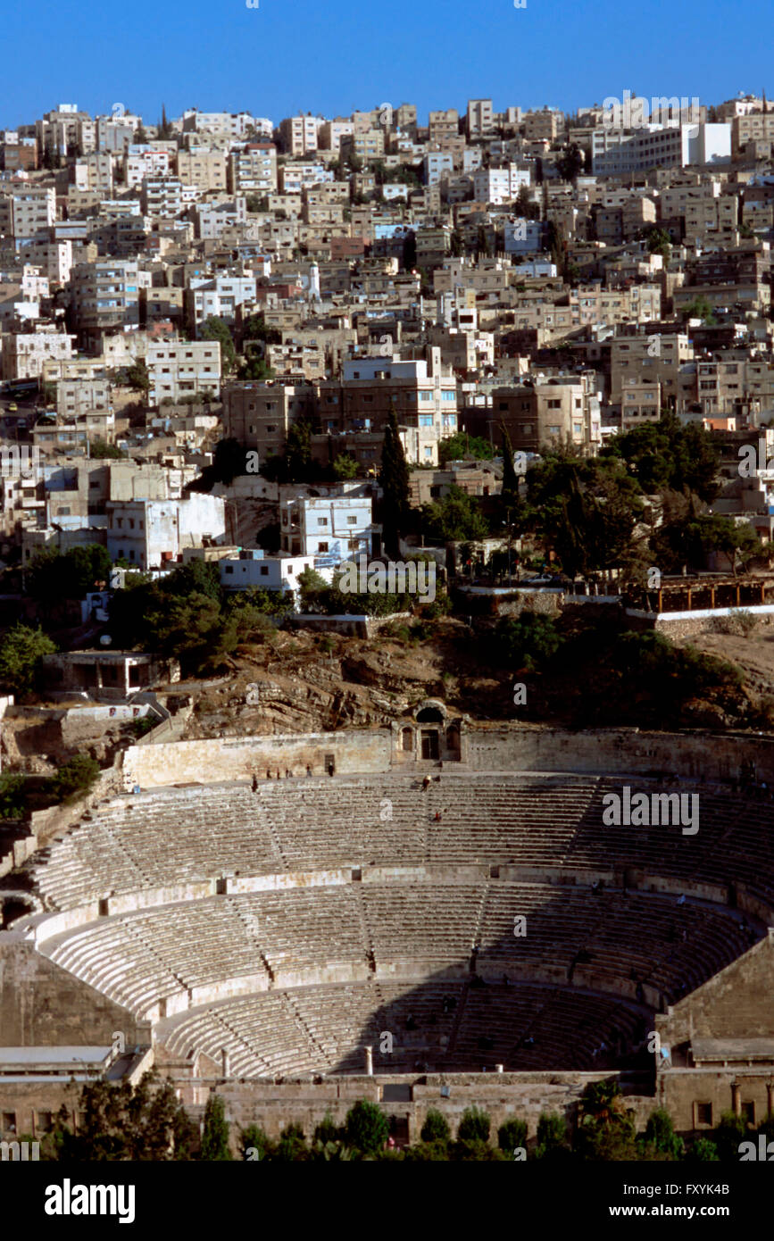 Roman amphitheatre amman hi-res stock photography and images - Alamy