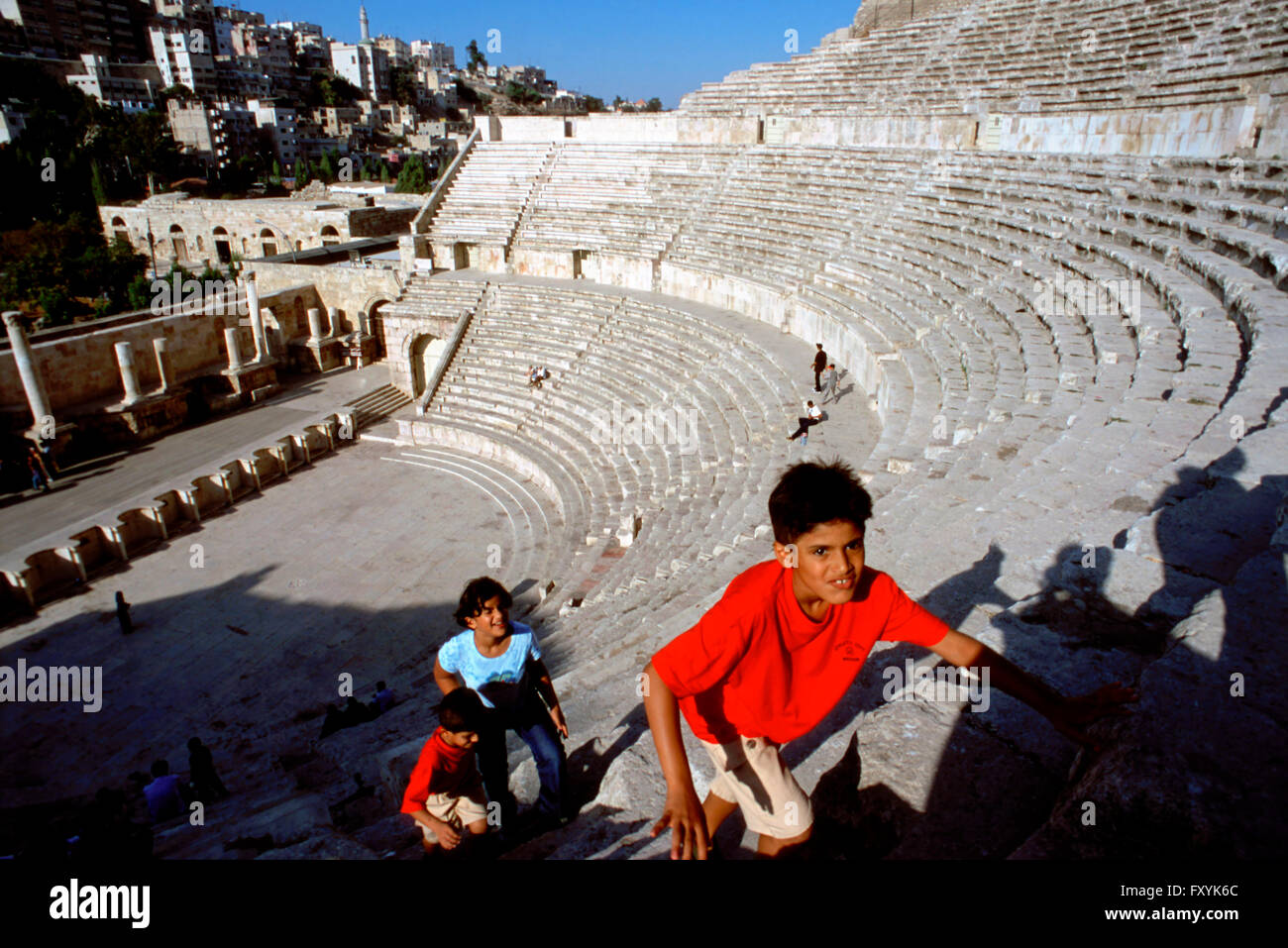 Roman amphitheatre amman hi-res stock photography and images - Alamy