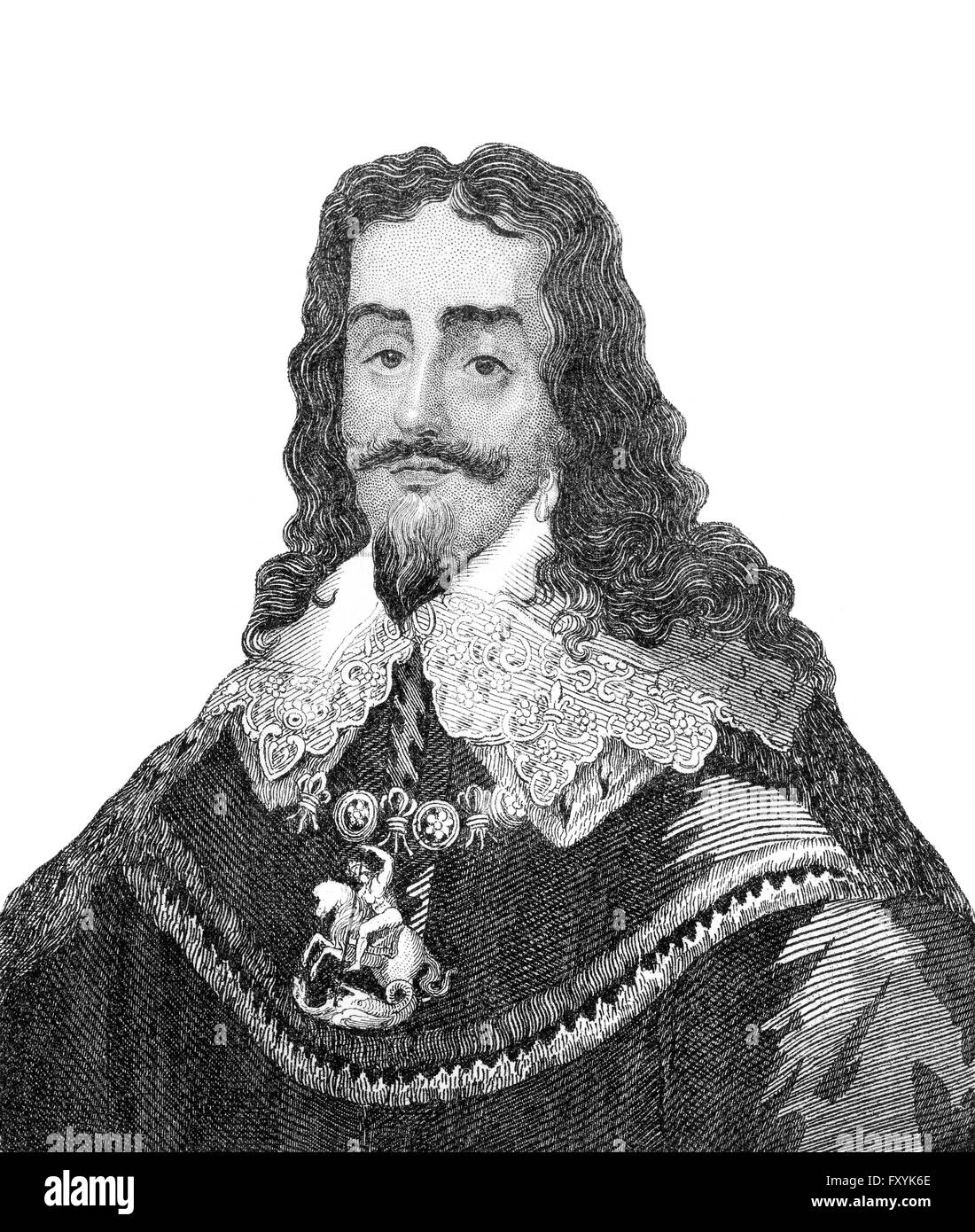 Charles I, 1600 - 1649, king of England, Scotland and Ireland Stock ...