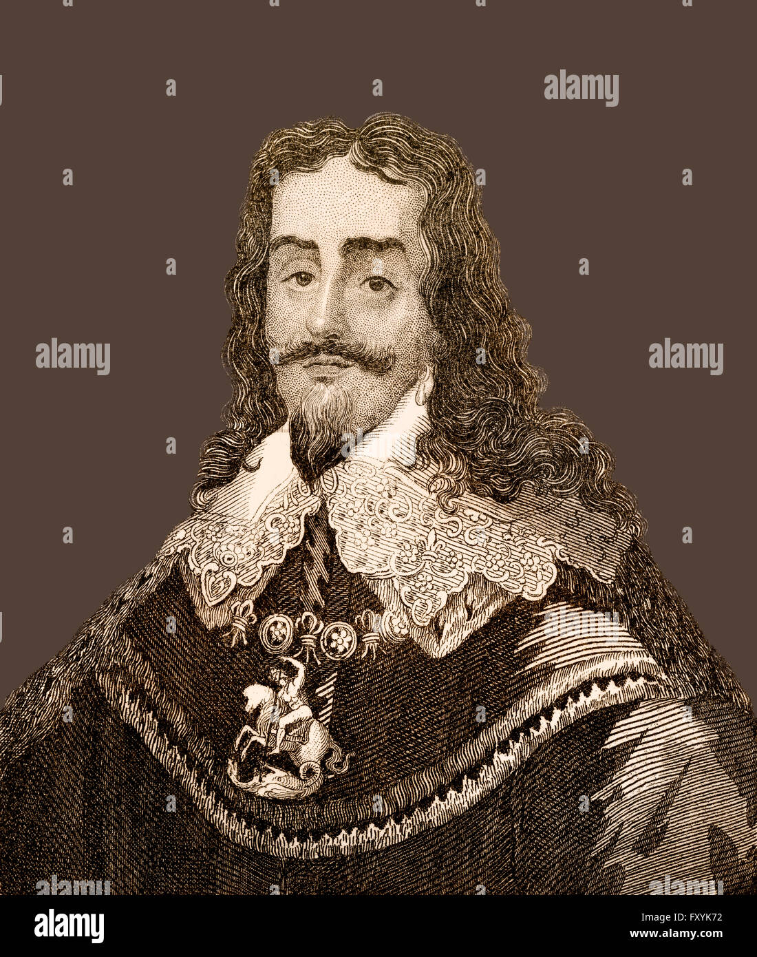 Charles i kings head hi-res stock photography and images - Alamy