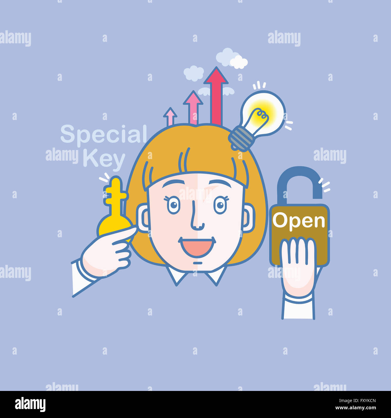 Illustration representing solution Stock Photo - Alamy Illustration representing solution Stock Photo - Alamy