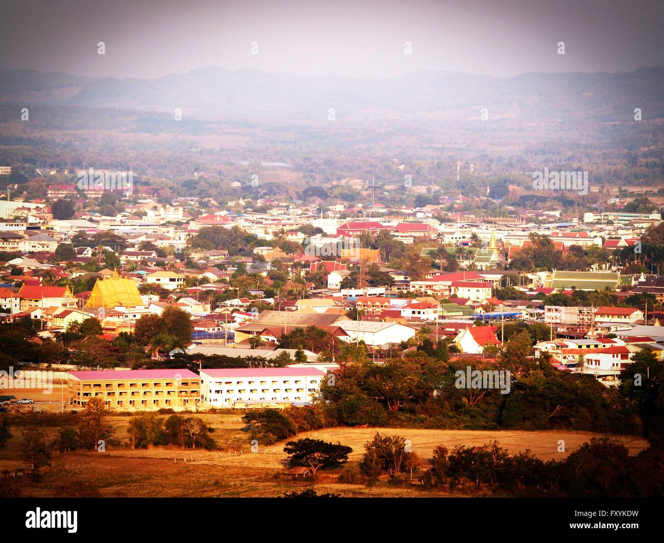 Nan city in Thailand Stock Photo - Alamy