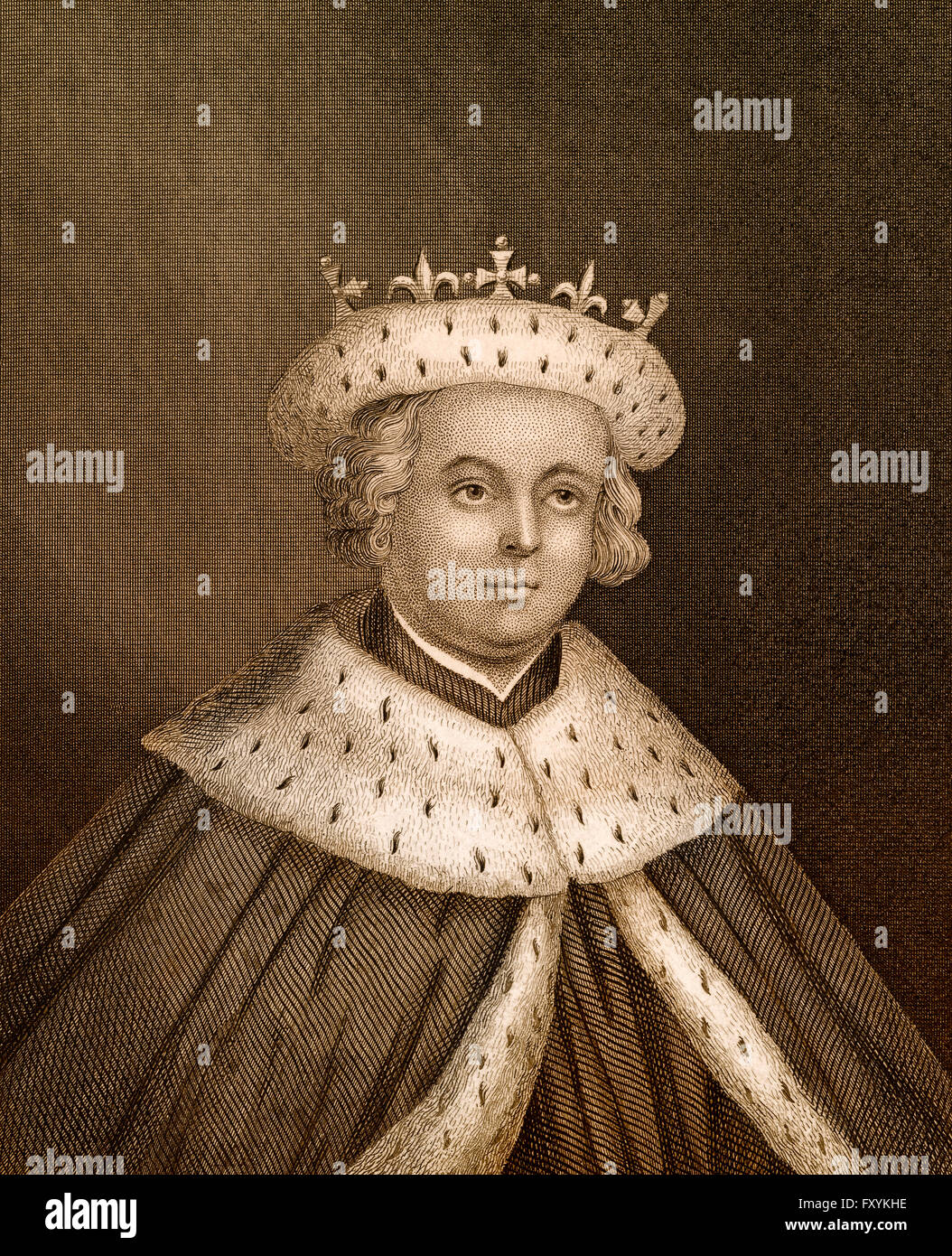 Edward V, 1470 - 1483, King of England Stock Photo - Alamy