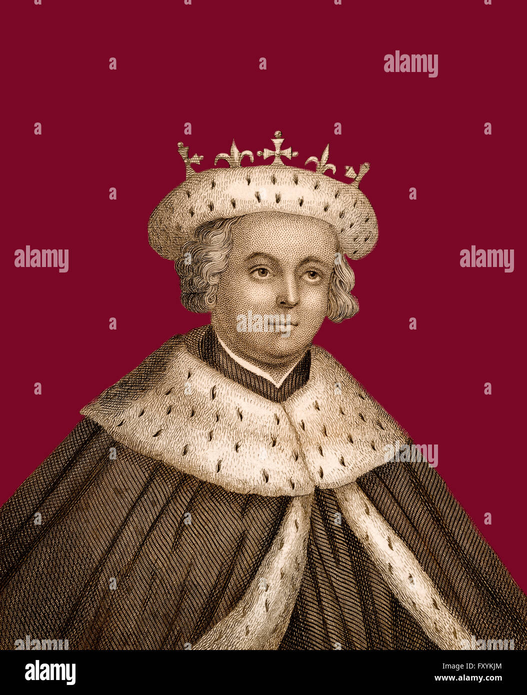 Portrait king edward iv england hi-res stock photography and images - Alamy