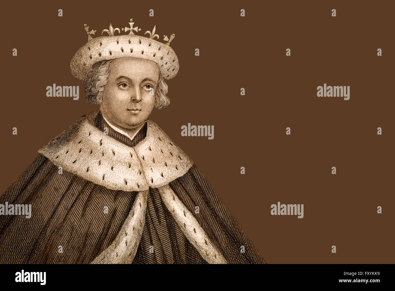 Edward V, 1470 - 1483, King of England Stock Photo - Alamy