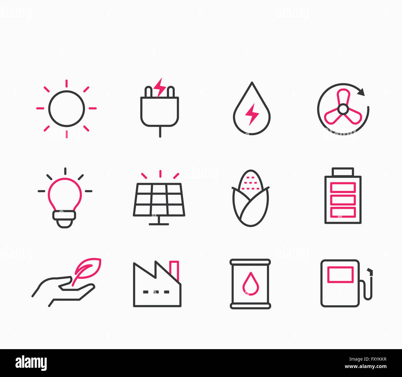 Various simple icons related hi-res stock photography and images - Alamy