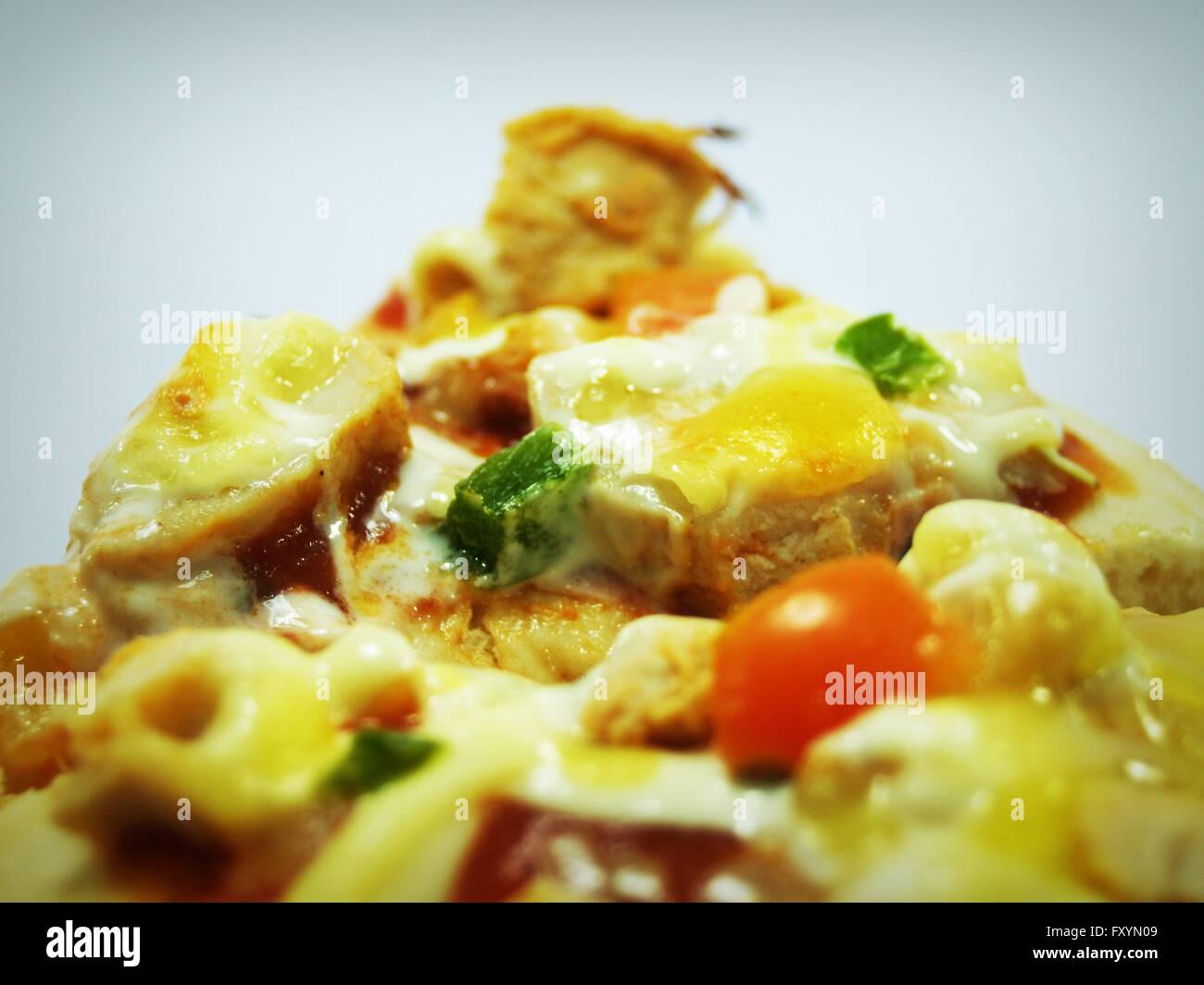 Cut off slice pizza Stock Photo - Alamy