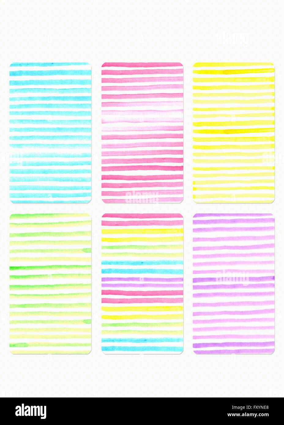 Various stripe design in pastel colors for design source in painting ...