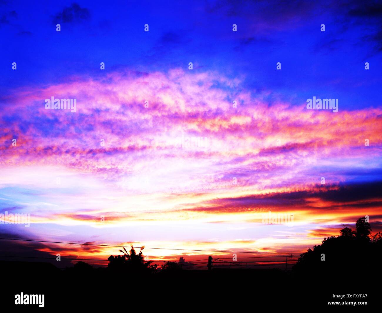 Beautiful sky sunset sky Stock Photo - Alamy