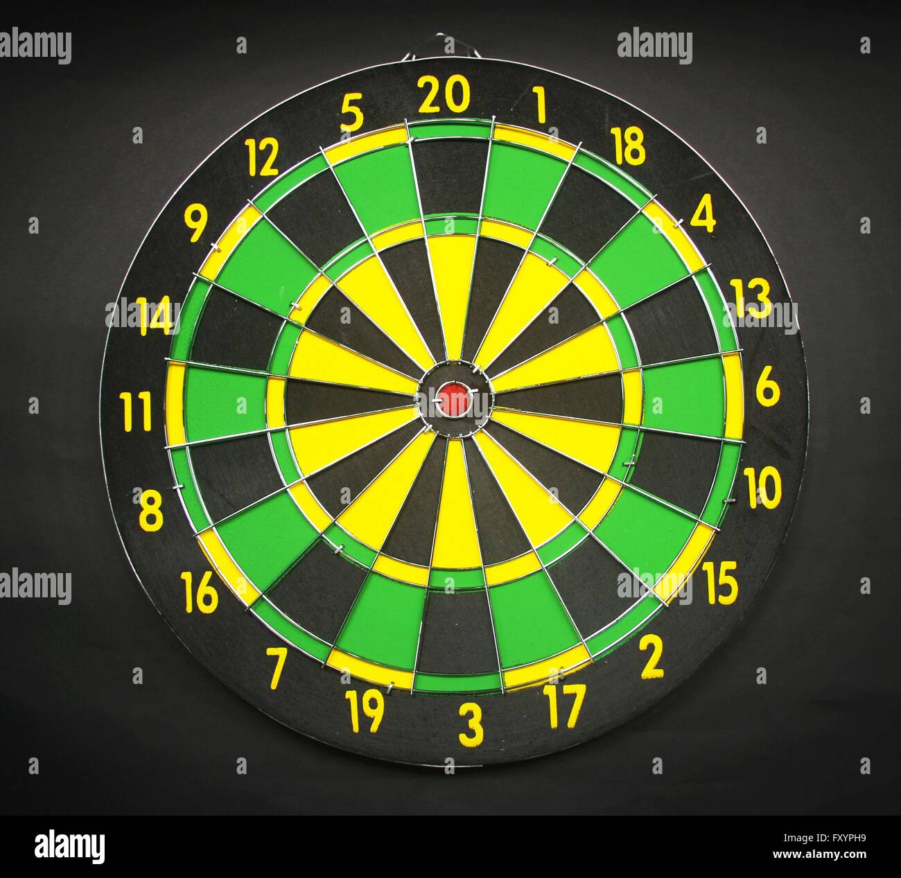 dartboard target aim goal achievement concept Stock Photo - Alamy