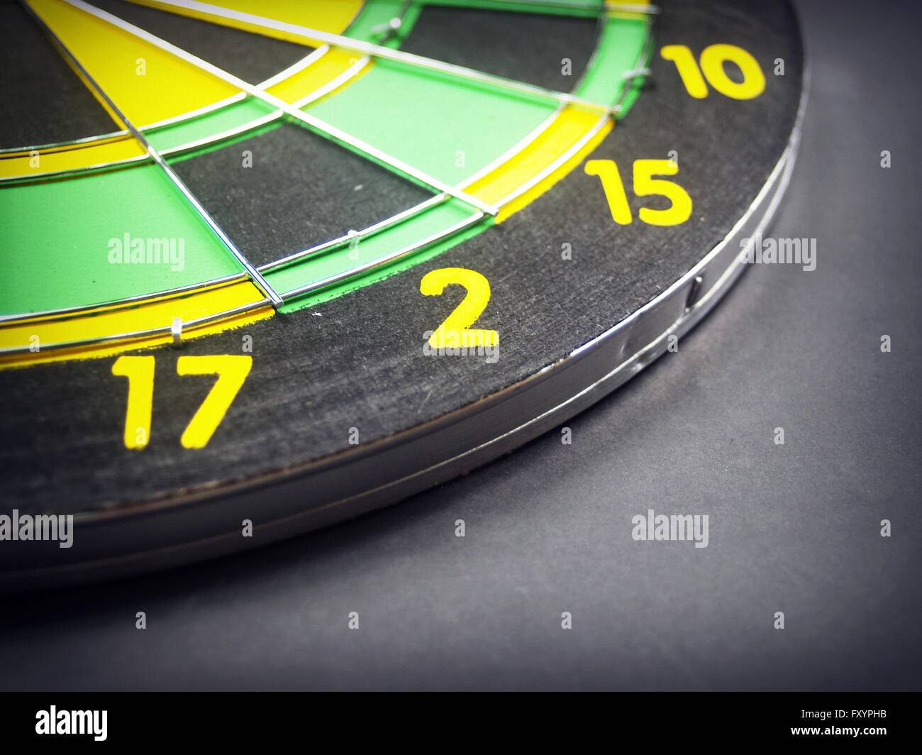 dartboard target aim goal achievement concept Stock Photo - Alamy