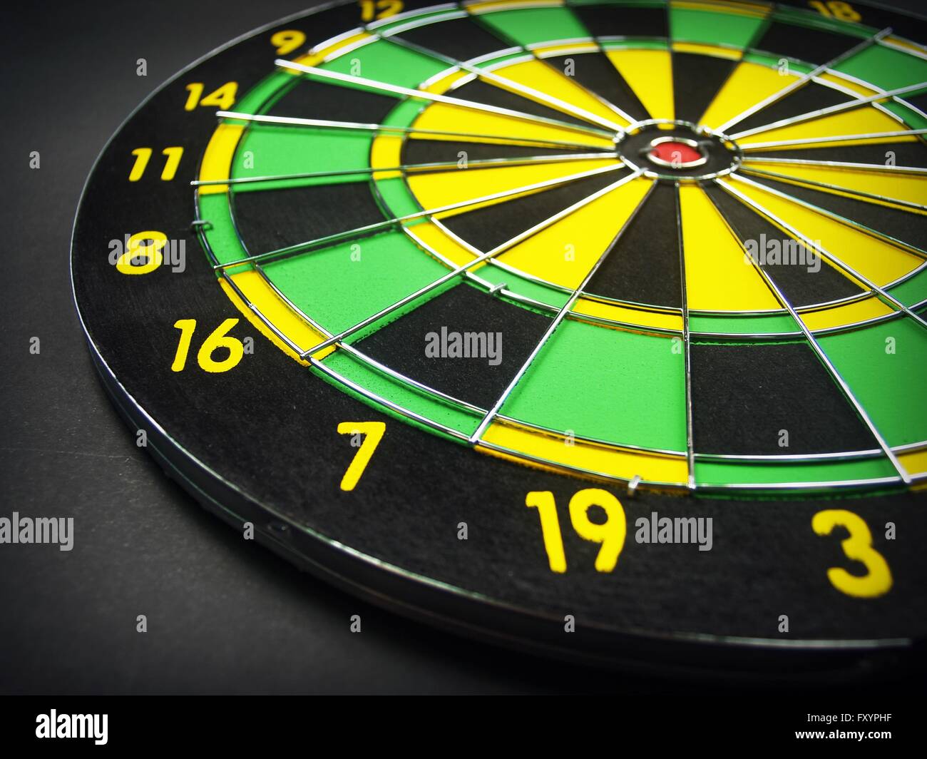 dartboard target aim goal achievement concept Stock Photo - Alamy