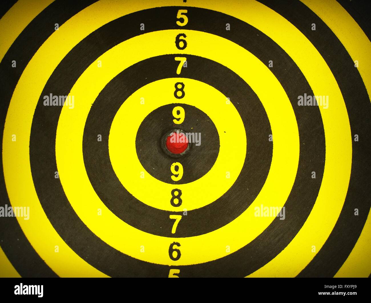 Dartboard target aim goal achievement concept Stock Photo - Alamy
