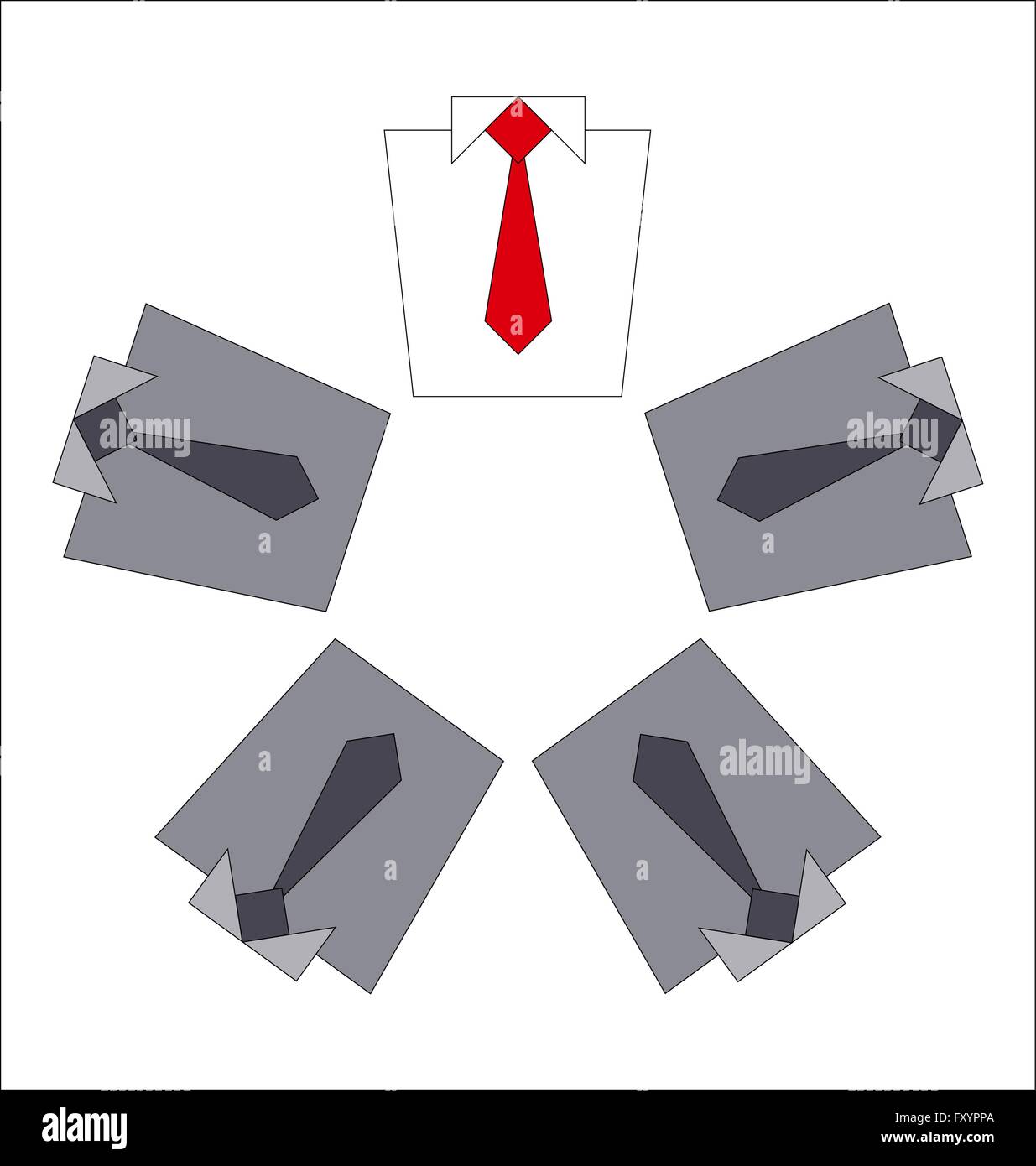 White collar Stock Vector Images - Alamy