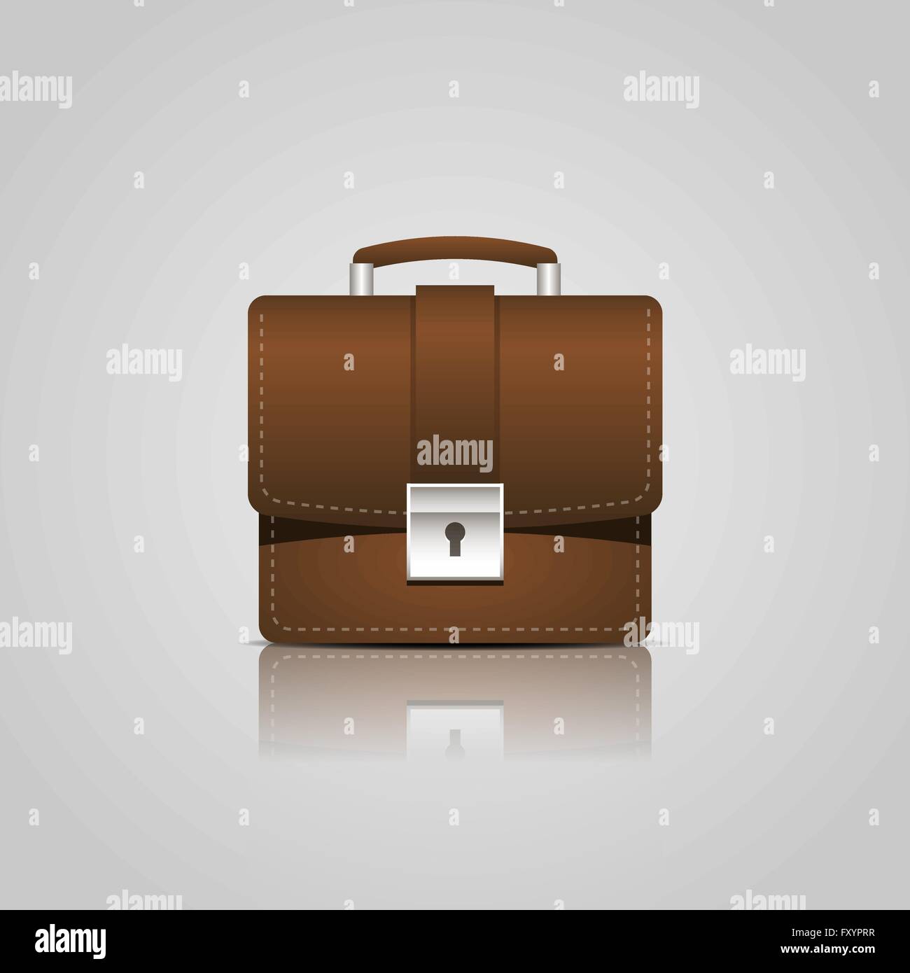 Brown business case. vector illustration Stock Vector Image & Art - Alamy