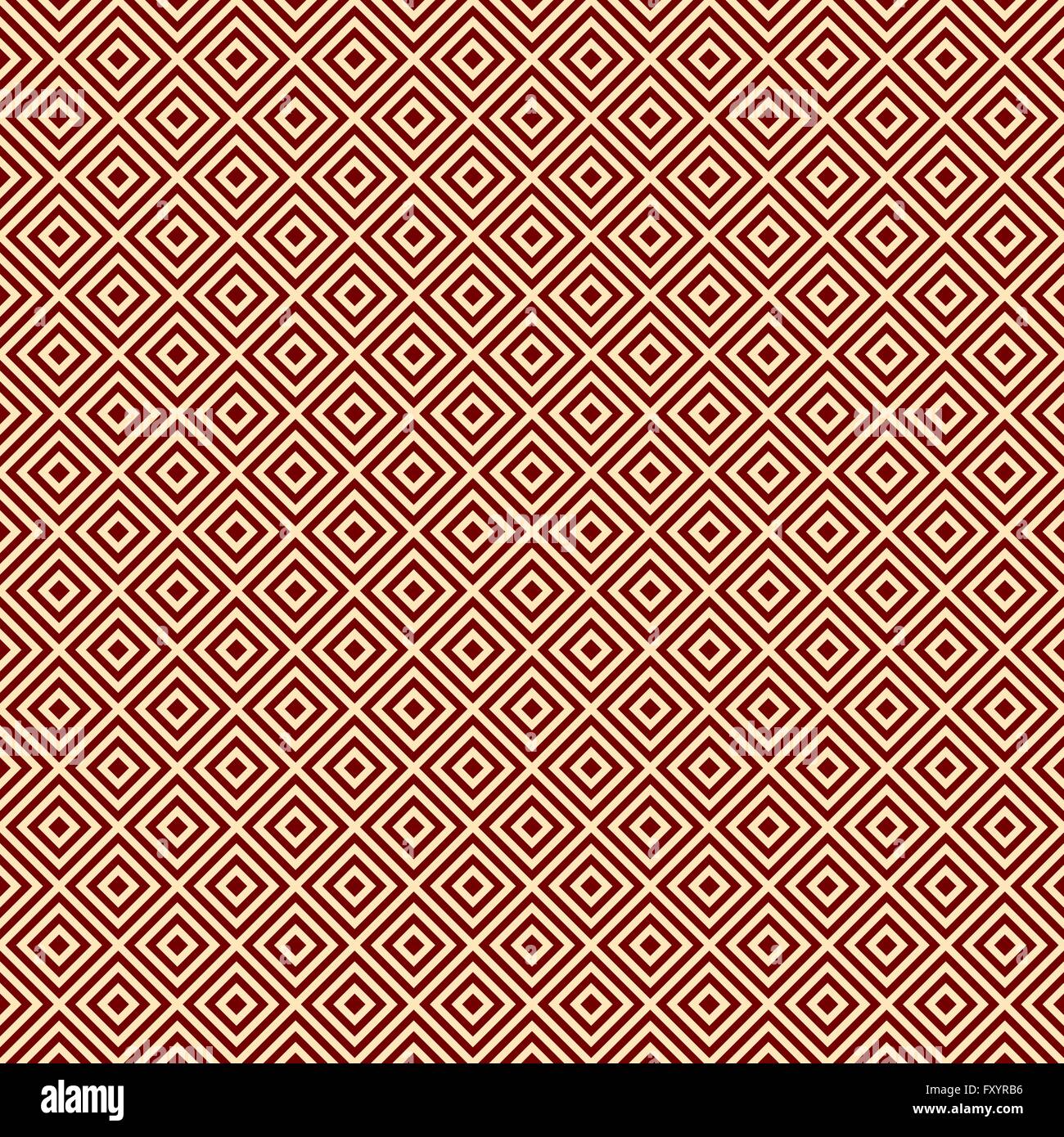 red square background endless east diagonal pattern, vector ...