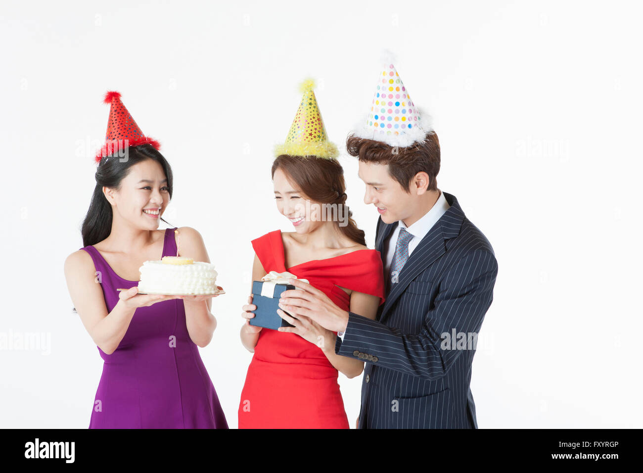 Young people birthday party hi-res stock photography and images - Alamy