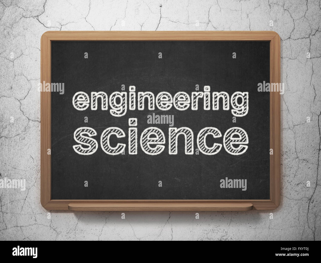 Science concept: Engineering Science on chalkboard background Stock ...