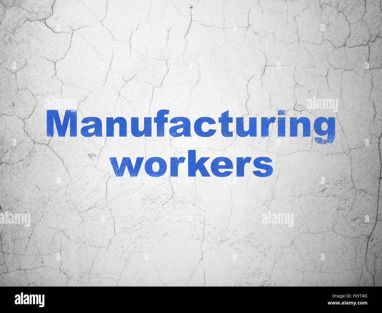 Industry concept: Manufacturing Workers on wall background Stock Photo ...