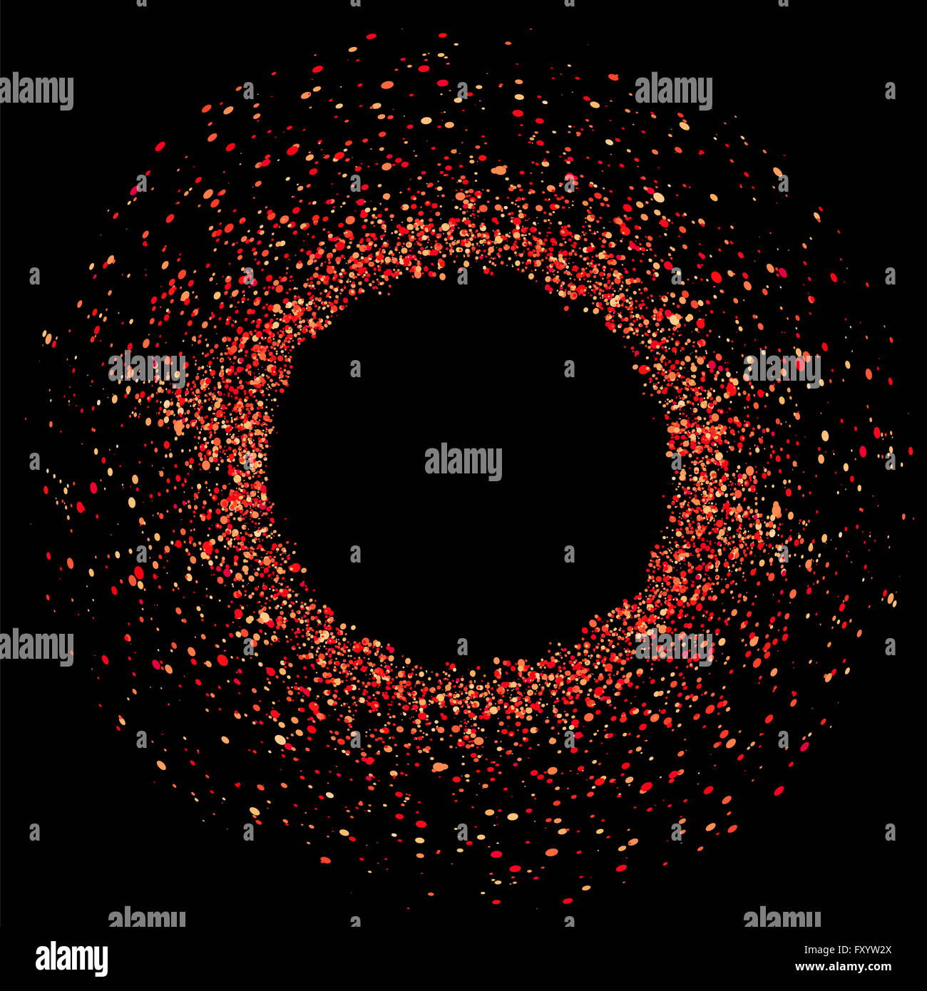 Red Circle Frame Stock Photo - Alamy
