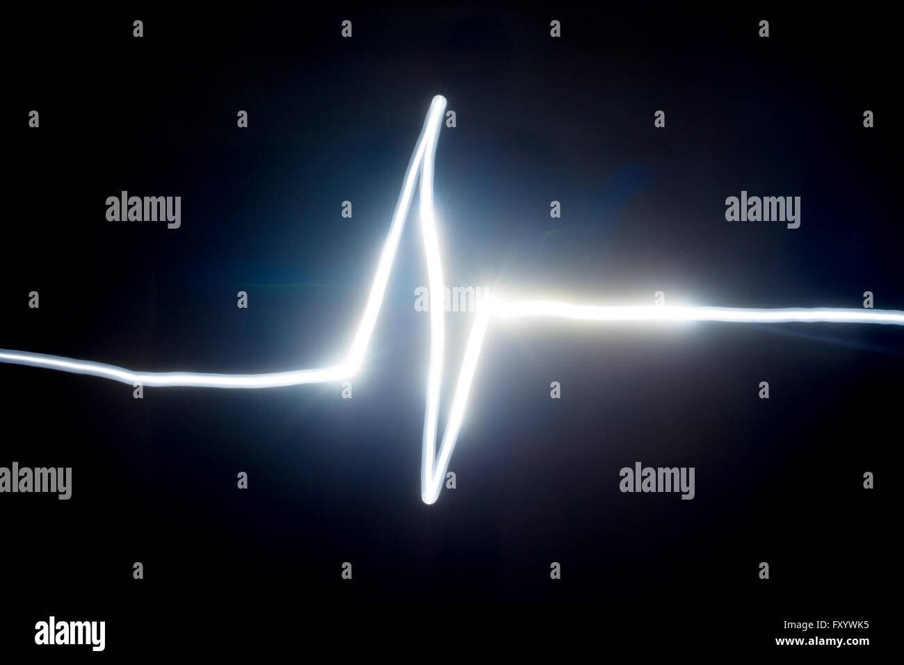 Pulse. Speed light painting. Freeze Light Stock Photo - Alamy
