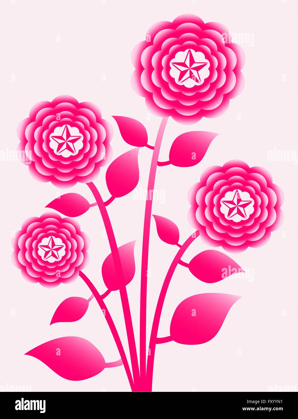 Flowers art design Stock Vector Image & Art - Alamy