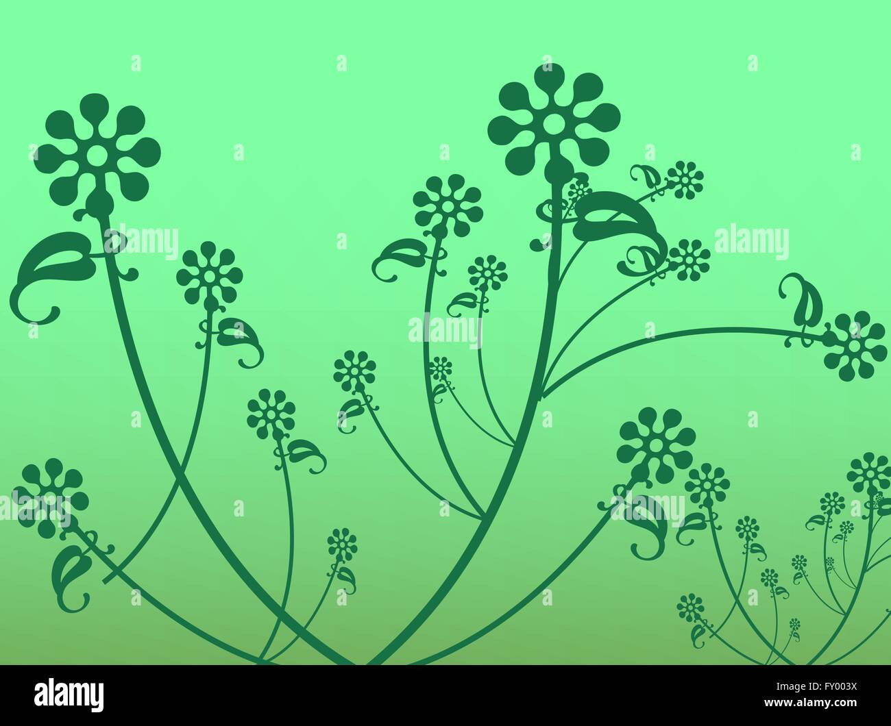 Flowers art design Stock Vector Image & Art - Alamy