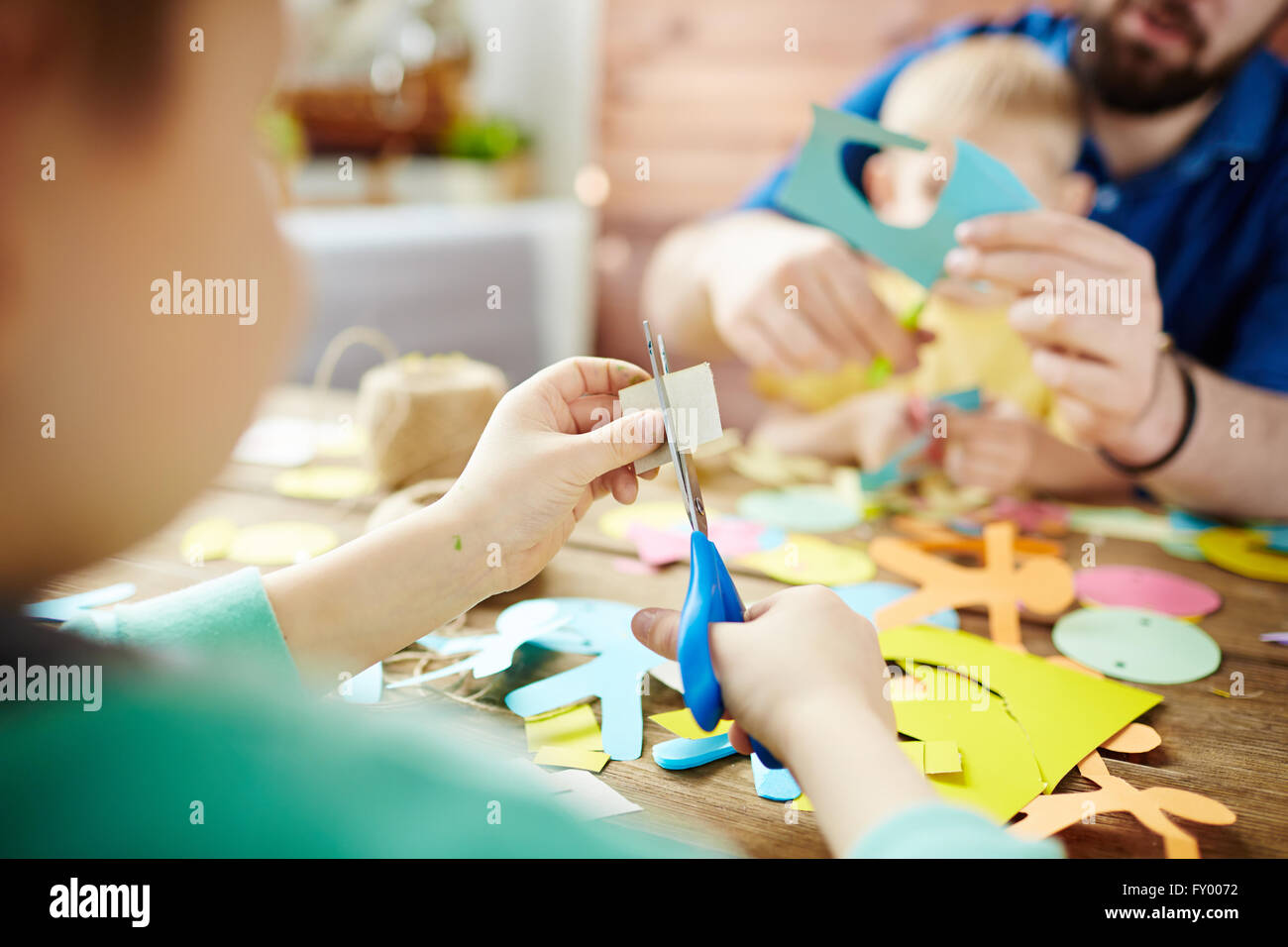 Child craft paper hi-res stock photography and images - Alamy