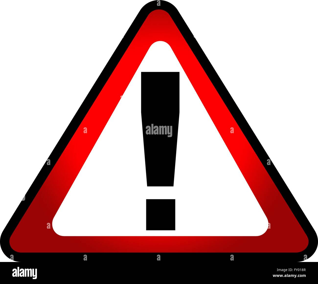 traffic sign / exclamation sign Stock Vector Image & Art - Alamy
