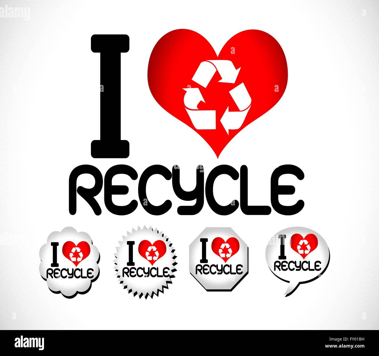 Recycled aluminum Stock Vector Images - Alamy