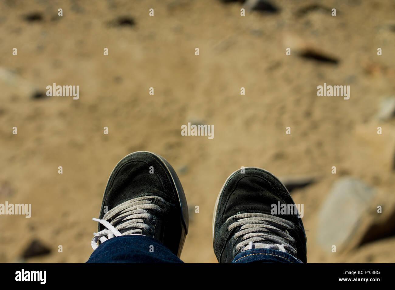 Feet hanging off hi-res stock photography and images - Alamy