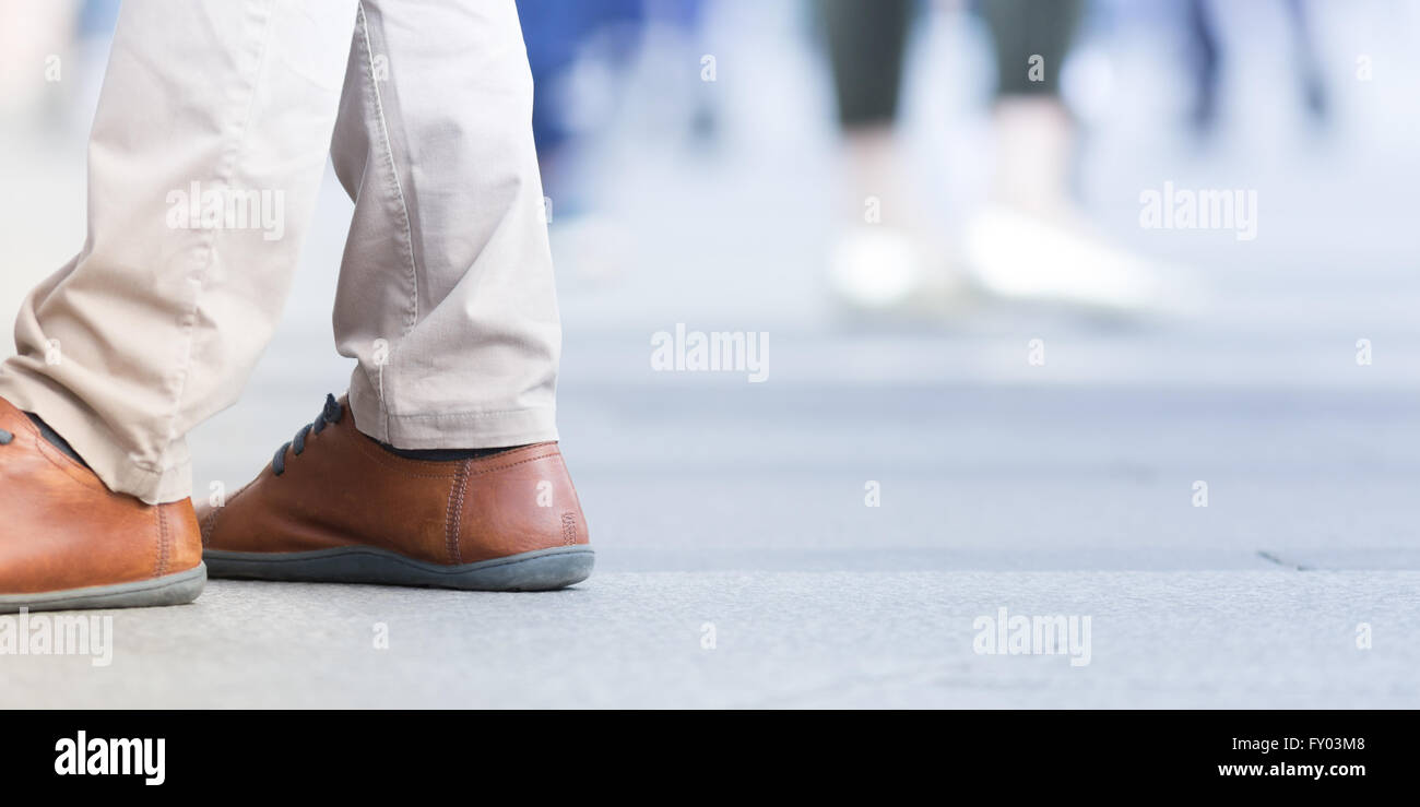 People walking outdoor in the street, urban concepts Stock Photo - Alamy