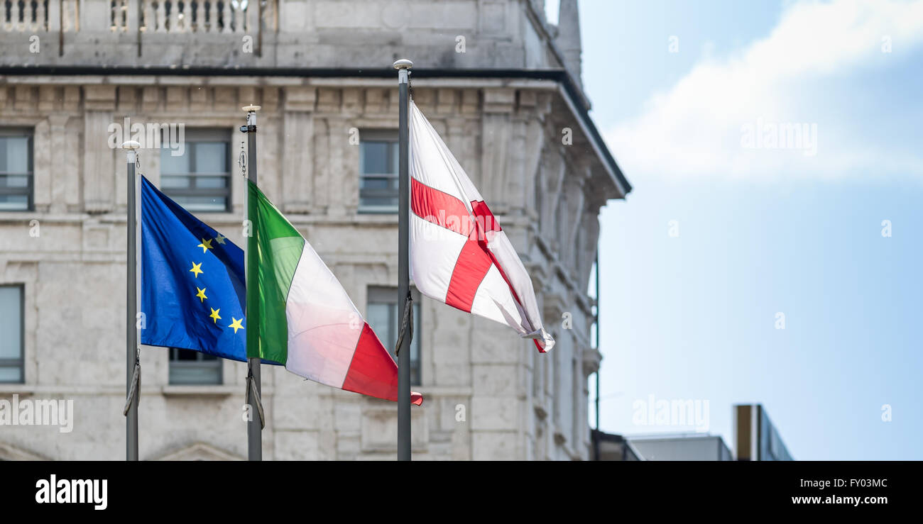 Europe flag italy hi-res stock photography and images - Alamy