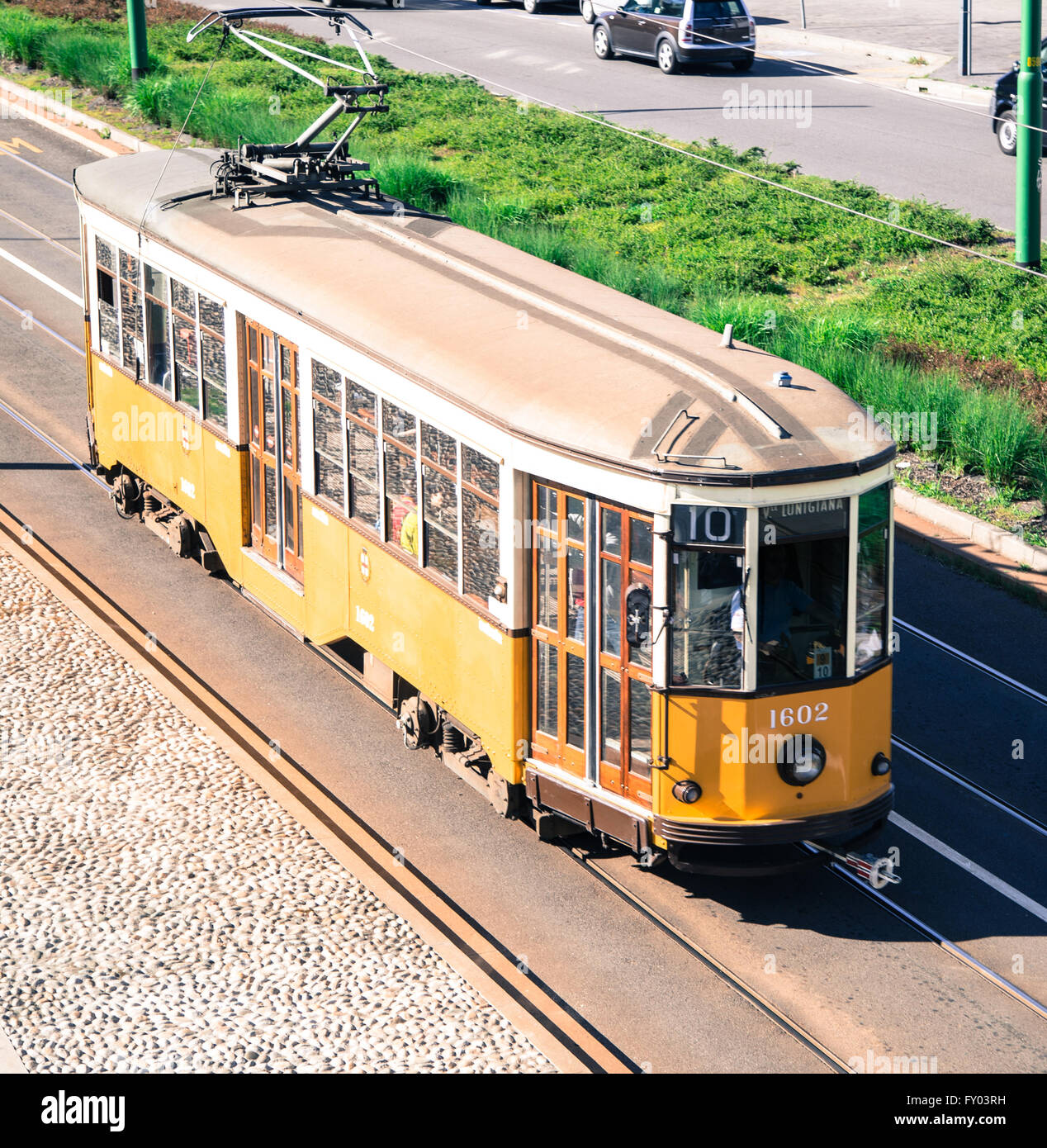 Public transport tram milan hi-res stock photography and images - Alamy