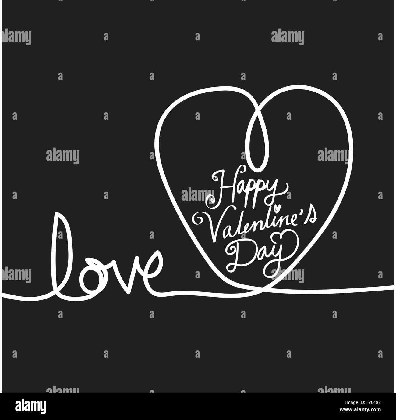Valentines day heart place Stock Vector Images - Alamy