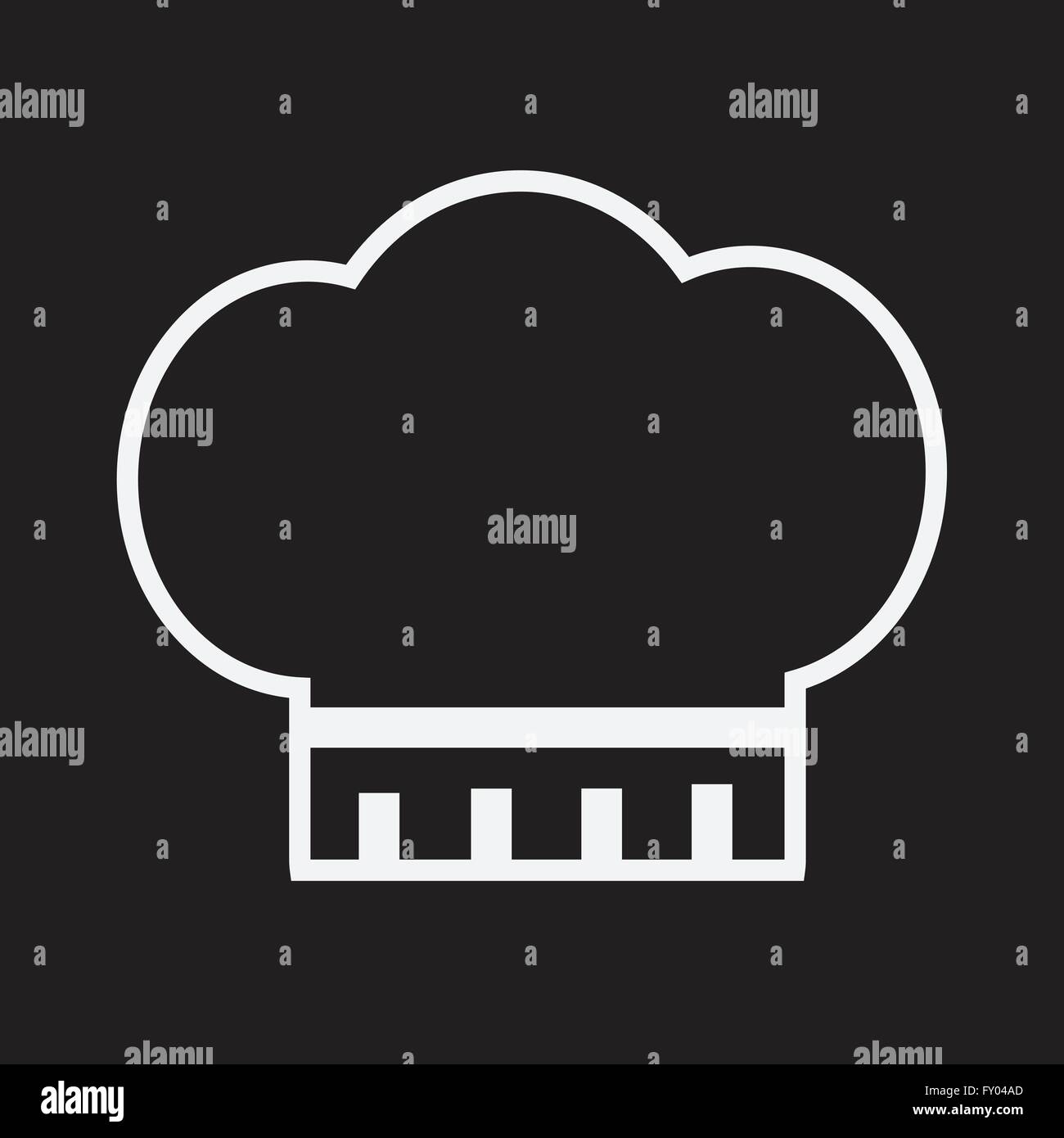 Chef hat ,Cooking Hat Icon Stock Vector Image & Art - Alamy