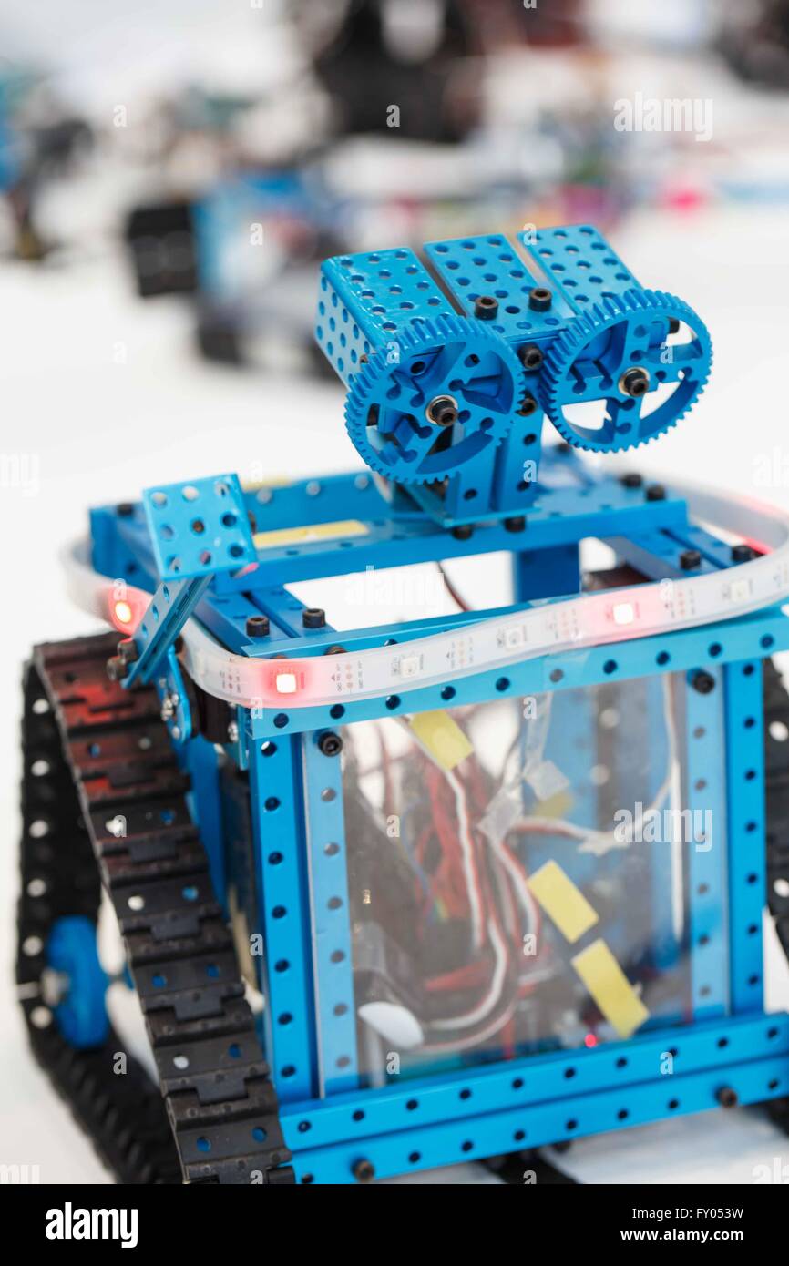 Cute robotic toy Stock Photo - Alamy