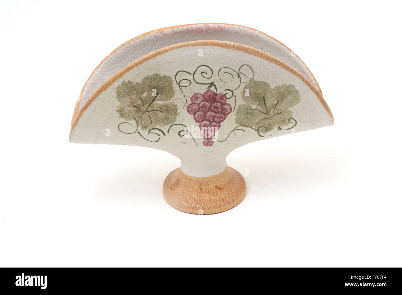 Pottery from Cyprus Serviette Holder Stock Photo - Alamy