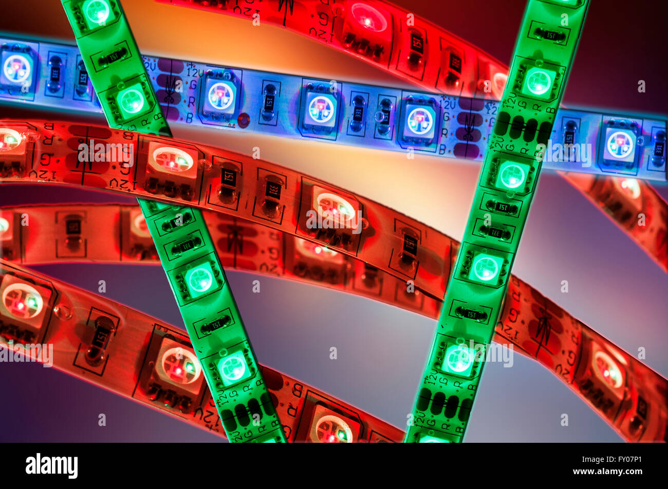 Power led lights hi-res stock photography and images - Alamy