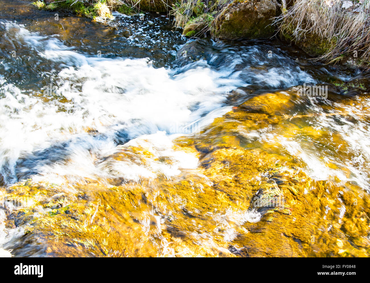 River water running over rocks hi-res stock photography and images - Alamy