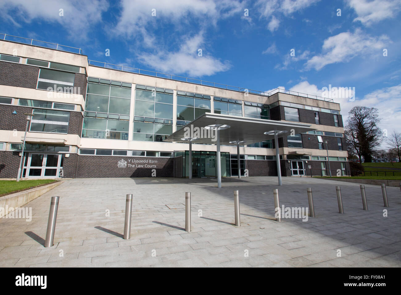 Mold Crown Court Flintshire North East Wales UK Stock Photo - Alamy