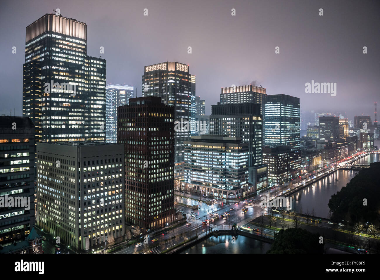 Marunouchi building and shin marunouchi building High Resolution Stock ...