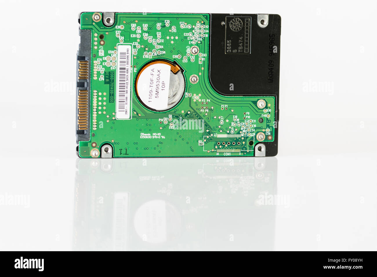 computer hard drive on white background Stock Photo - Alamy