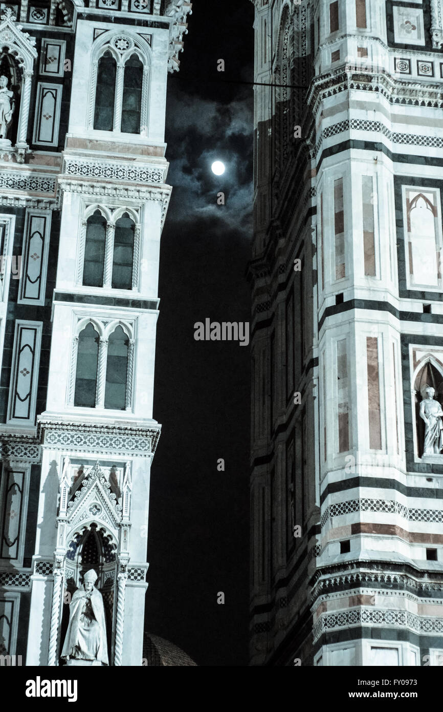 Outdoor view of the international landmark Florence dome. Italy Stock ...