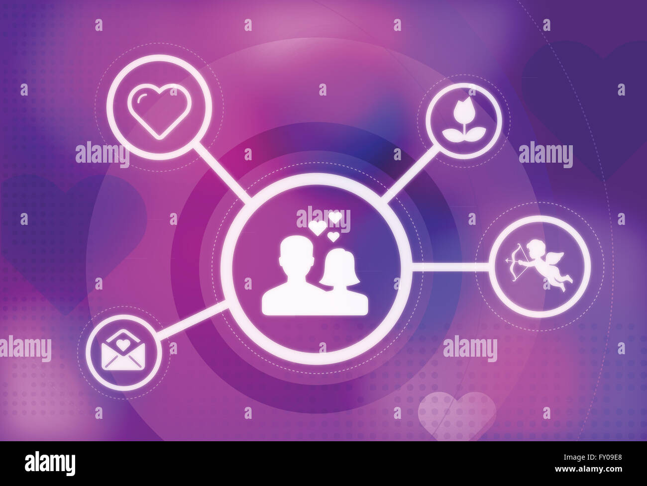 Symbol married couple icon image hi-res stock photography and images ...