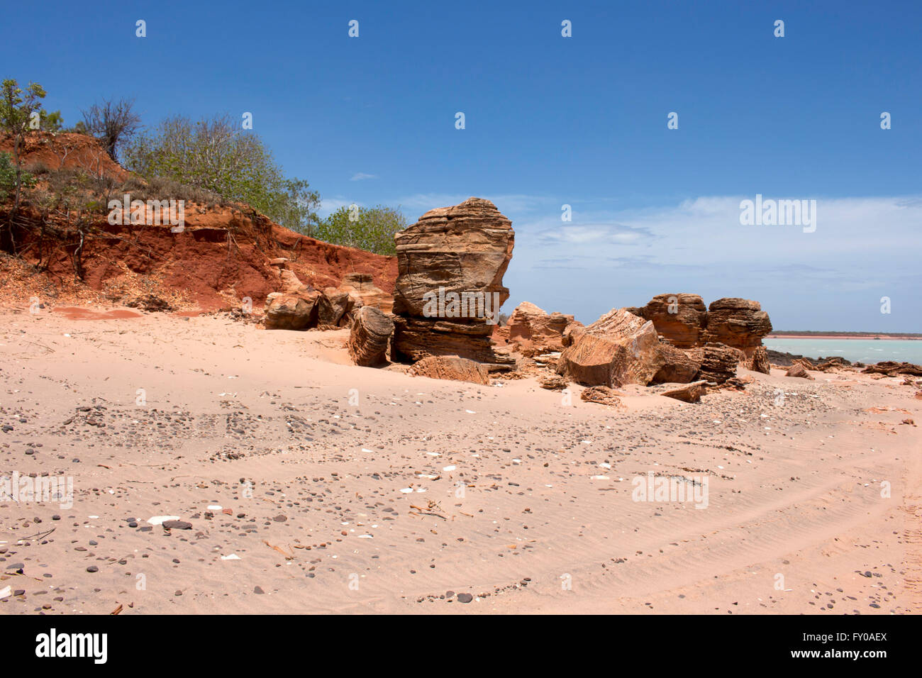 Roebuck Bay in Broome , North Western Australia , comprised of inter ...