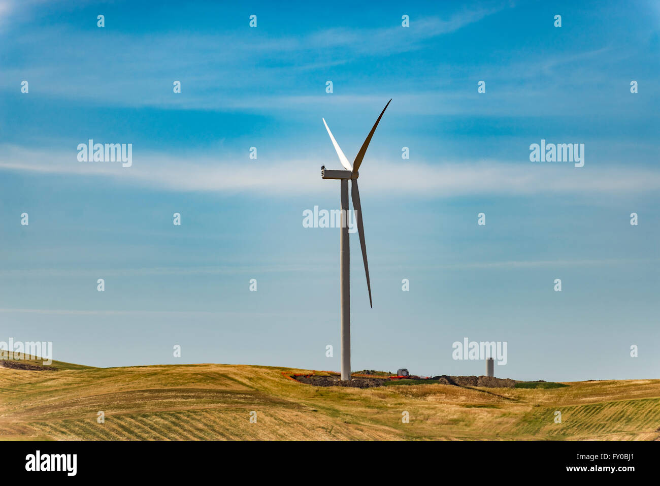 series of wind turbines on the Italian landscape Stock Photo - Alamy
