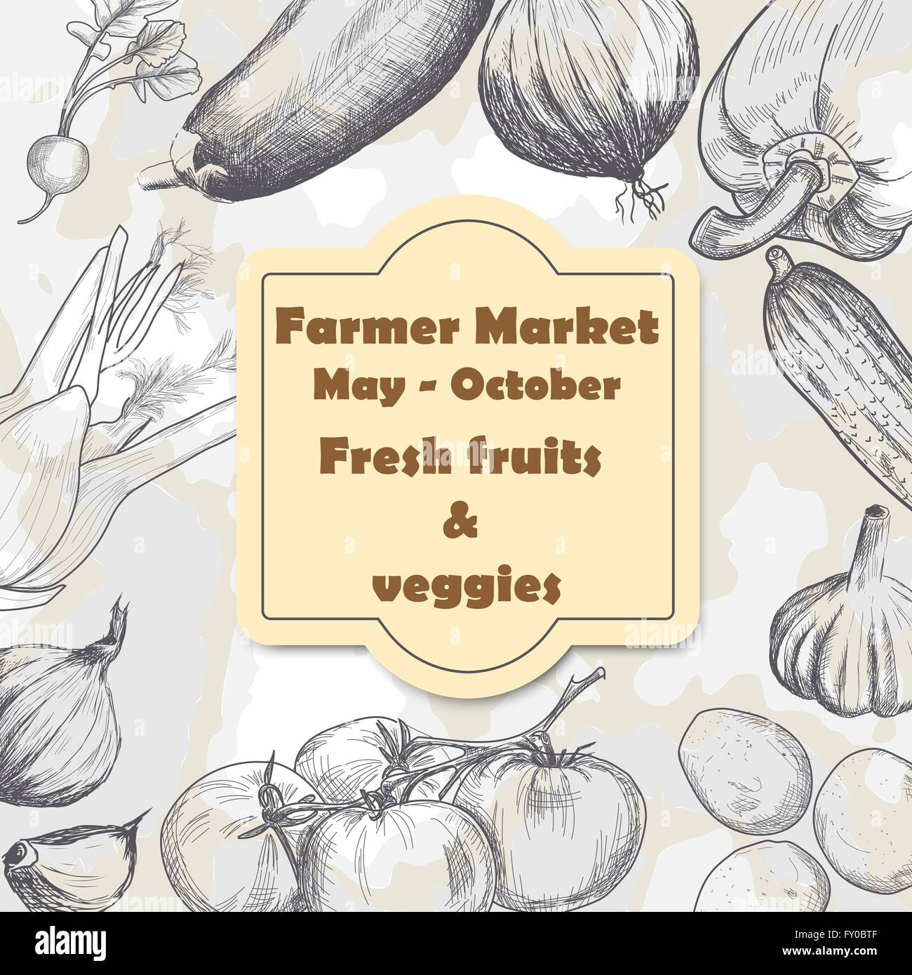 Organic food brochure for design Stock Vector Image & Art - Alamy