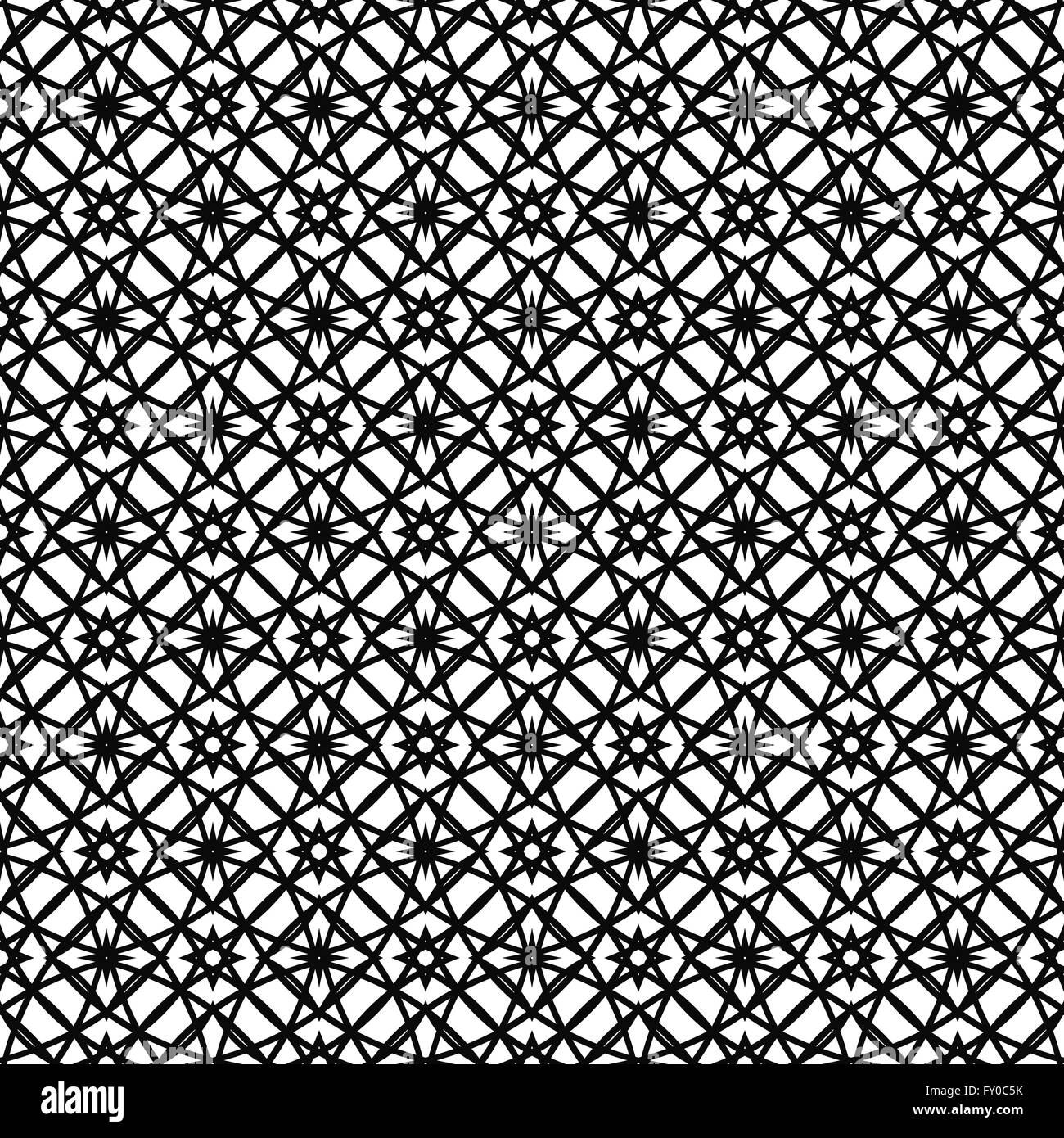 Seamless black and white vector grid pattern Stock Vector Image & Art ...