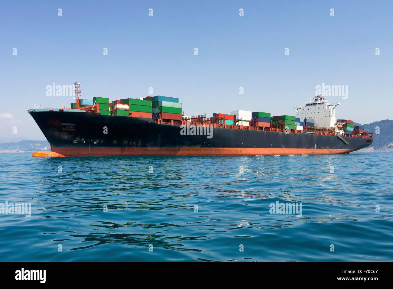 Cargo container ship hi-res stock photography and images - Alamy